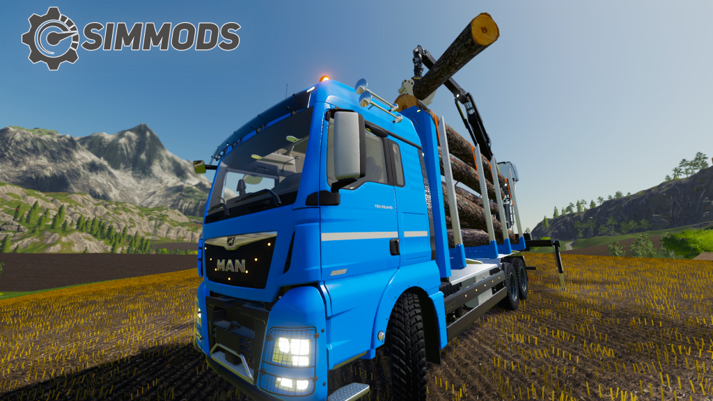 LS19: MAN TGX 26.640 Autoload Holz - DOWNLOAD - SIMMODS