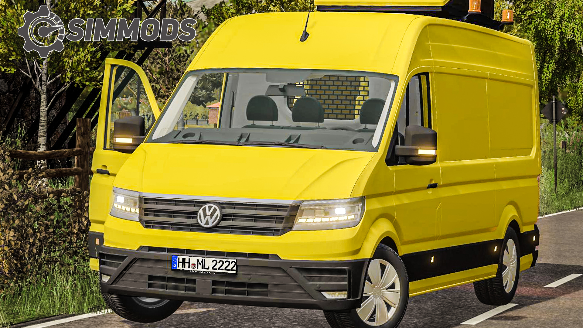 LS19: VW Crafter Begleitfahrzeug - DOWNLOAD - SIMMODS